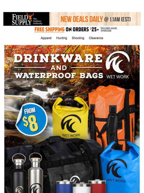 Field Supply: Stay Hydrated & Dry: Wet Work Gear at 76% Off – From $8 ...