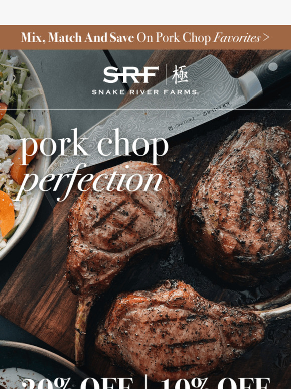 Snake River Farms: Pork Perfection🐖20% OFF Mix & Match Chops | Milled