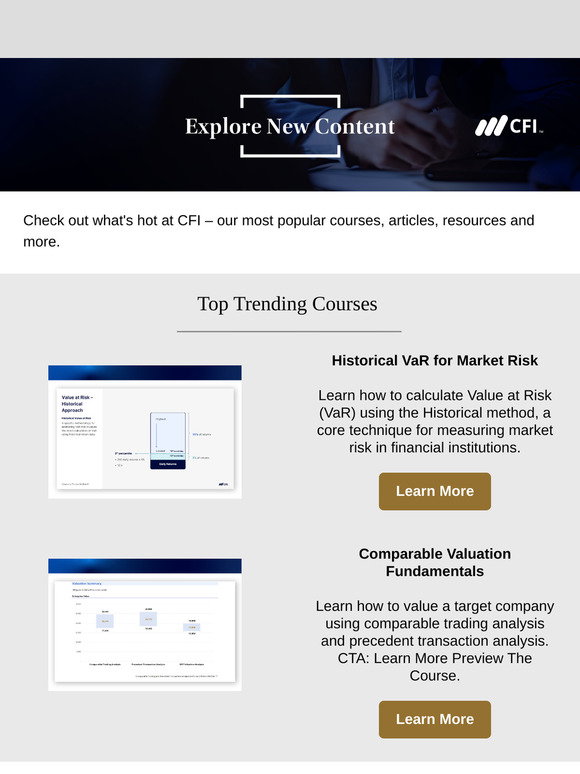 Corporate Finance Institute: Check Out CFI's Hottest Trends for October ...