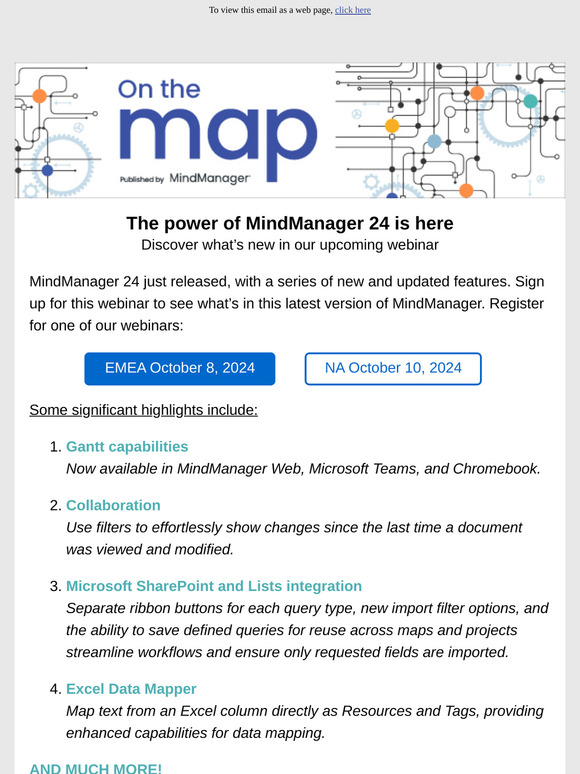 MindManager: New MindManager version 24 is here | On the Map, Q4 2024 ...
