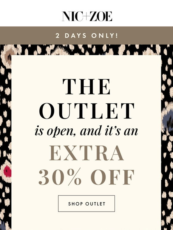 Nic And Zoe Outlet