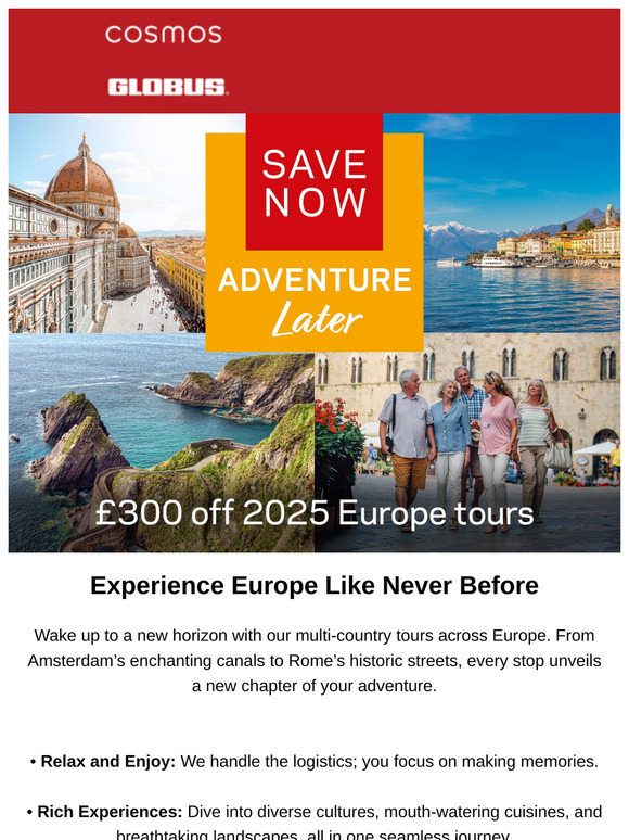 Cosmos Holidays: From the Eiffel Tower to the Colosseum 🗺️ | Milled