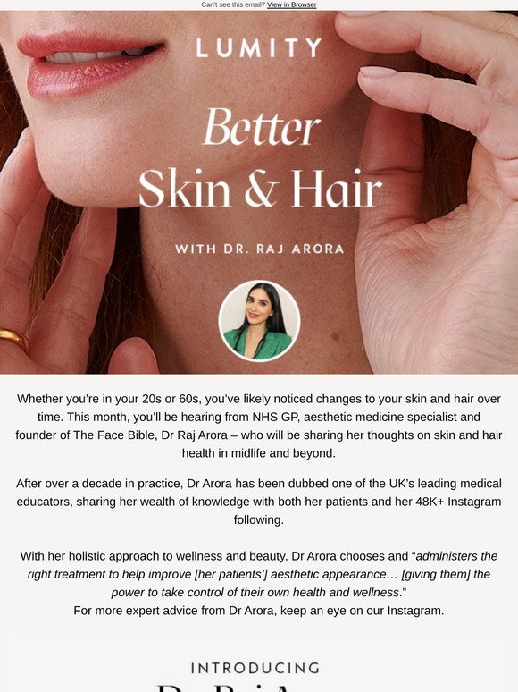 Lumity: Meet our aesthetic medicine expert, Dr Raj Arora | Milled