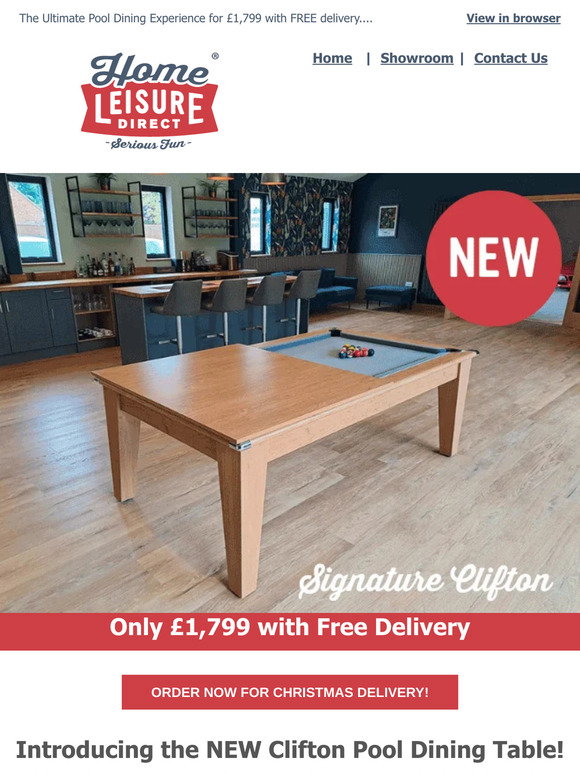 Home Leisure Direct: Introducing the NEW Clifton Pool Dining Table! 🎱 🍽 ...