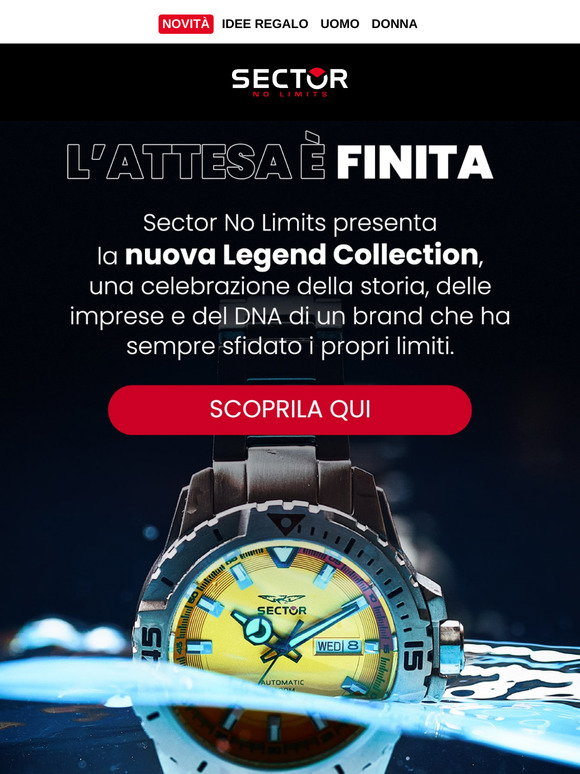 Sector: Legend Collection: from heritage to the future | Milled