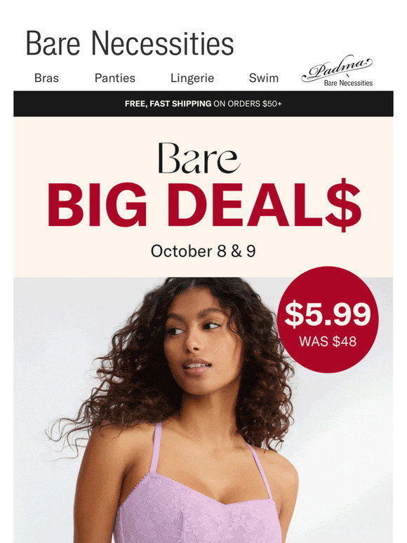 Bare Necessities Email Newsletters: Shop Sales, Discounts, and Coupon Codes