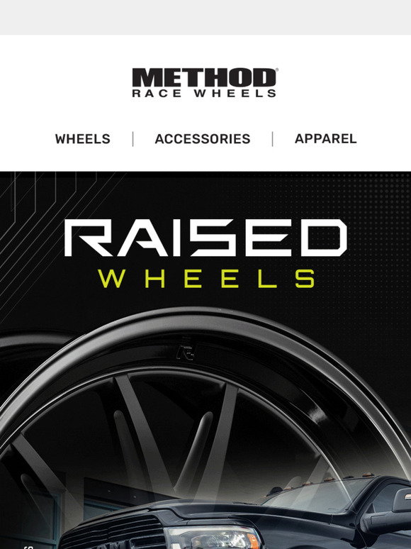 Method Race Wheels: RAISED WHEELS by Method 👀 | Milled
