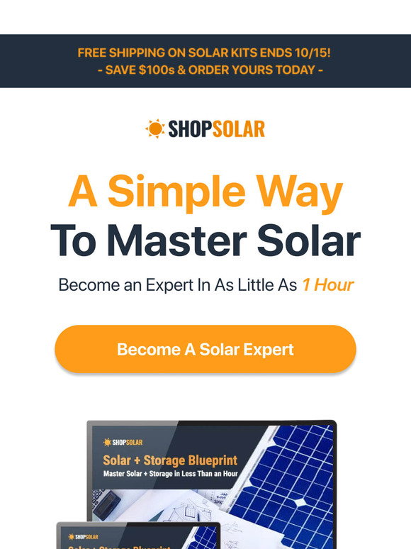Shop Solar: How to Master Solar 101 ☀️🔌 | Milled