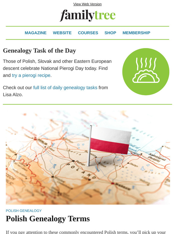 Family Tree Magazine: Polish Research: Genealogy in Central Europe | Milled