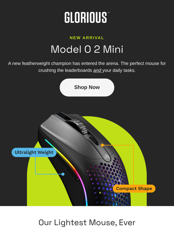 Glorious PC Gaming Race: Meet our lightest mouse EVER | Milled