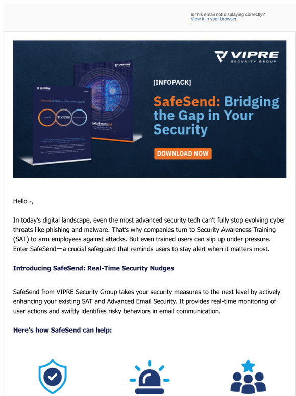 VIPRE Antivirus: Bridge the Gap with SafeSend: A Key Addition to Your ...