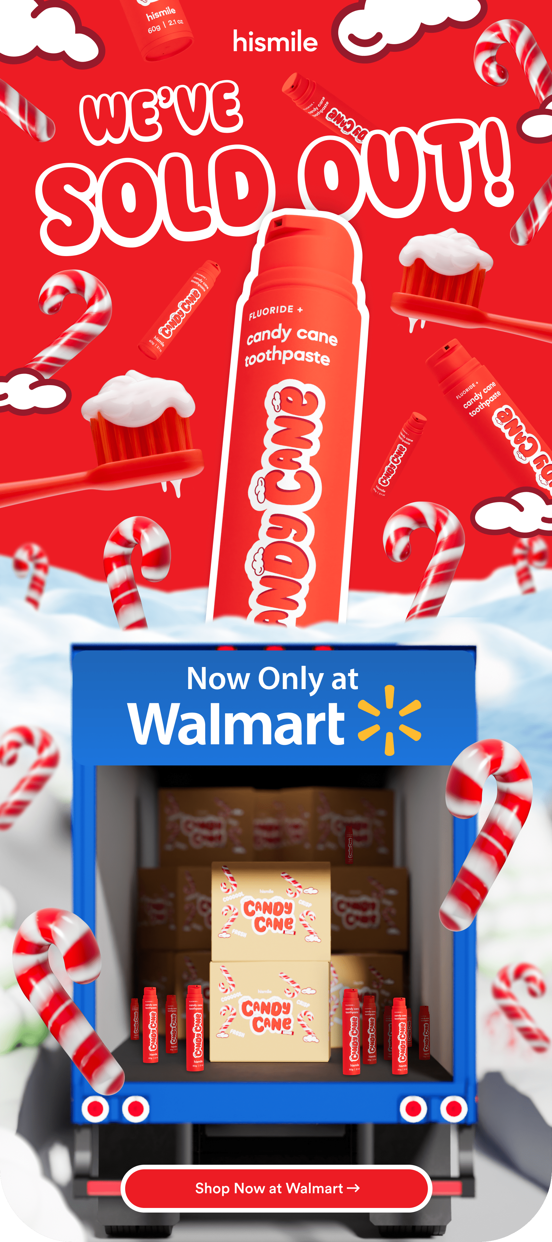 HiSmile: Candy Cane at Walmart | Milled
