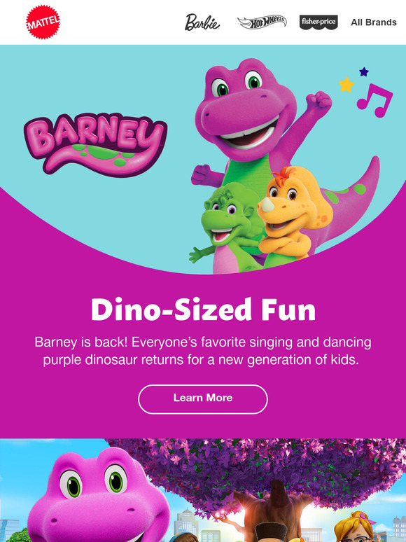 Mattel: Barney Is Back With an All-New Series! | Milled