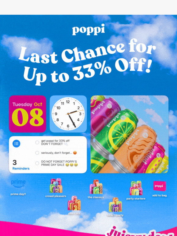 Poppi Email Newsletters: Shop Sales, Discounts, and Coupon Codes