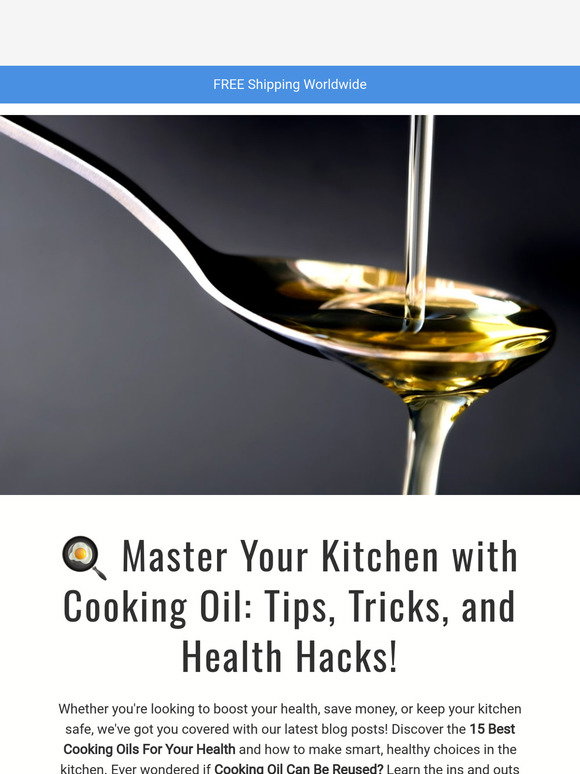Chef's Vision: 🌟 Your Guide to Cooking Oils: Health Benefits, Reuse ...