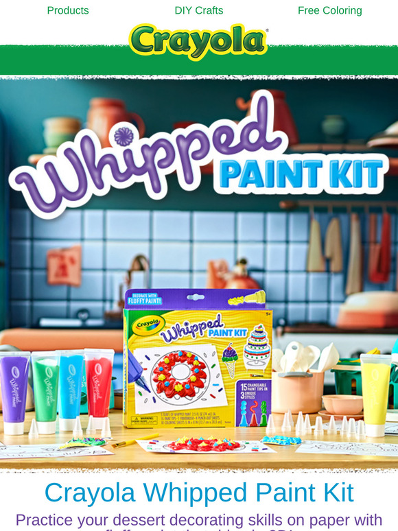 Crayola: Celebrate National Cake Decorating Day with Crayola Whipped ...