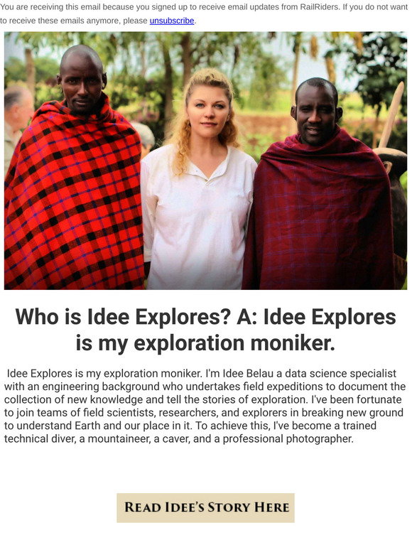 RailRiders: Meet Idee Explorers - An Adventurous Woman Indeed - Shop ...