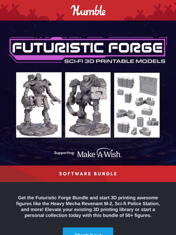 Humble Bundle: Create 3D printed fun with the Futuristic Forge Bundle ...