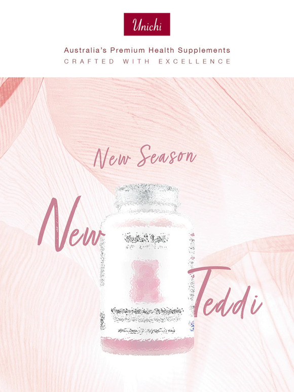 Unichi Wellness: NEW TEDDI 🐻🩷 Calcium Vitamin D3 Gummy | Milled