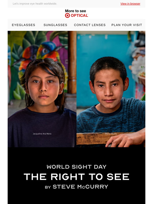 Target Optical: Target Optical celebrates World Sight Day! | Milled