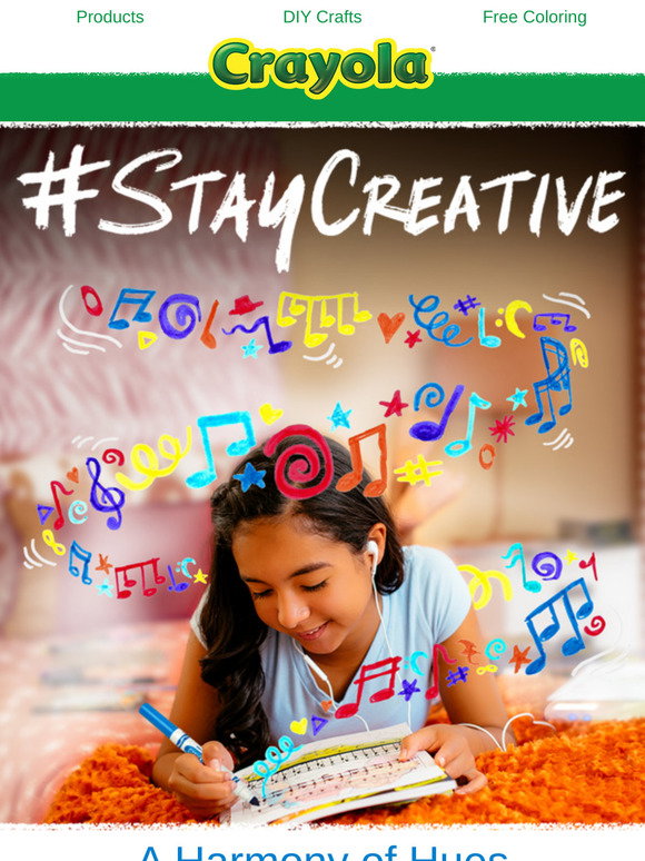 Crayola: 🎵 Find Your Rhythm with Music-Themed Creative Moments | Milled