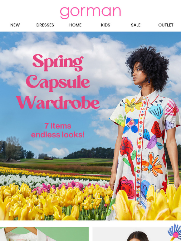 Gorman: Our Spring Capsule Wardrobe 🌷 | Milled