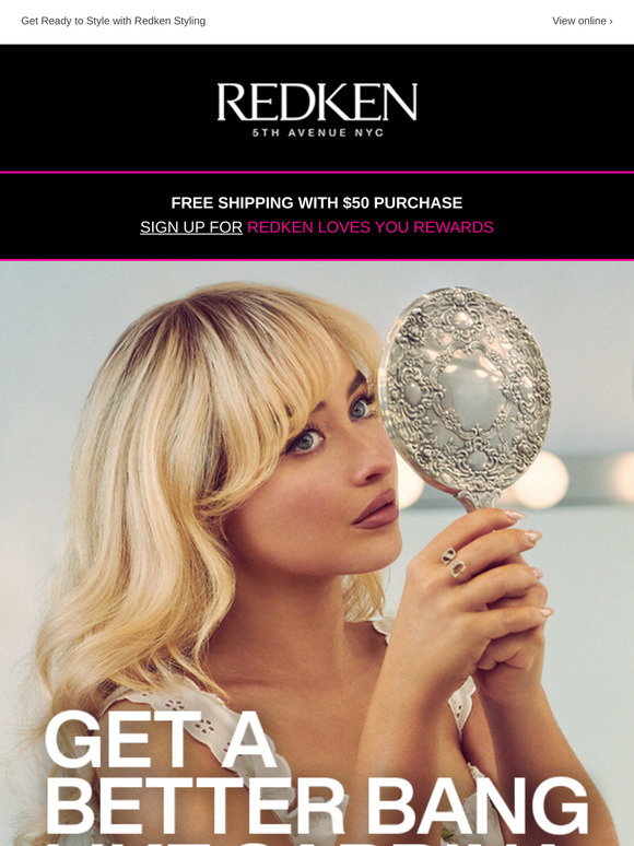 Redken: TREND ALERT: The Sabrina Carpenter Bang | Milled