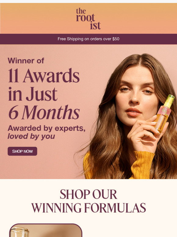 Rootist: Tried, Tested + Celebrated: 11 Awards in Six Months | Milled