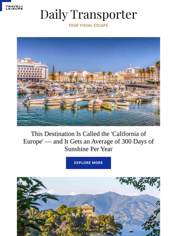 Travel + Leisure: This Destination Is Called the 'California of Europe ...