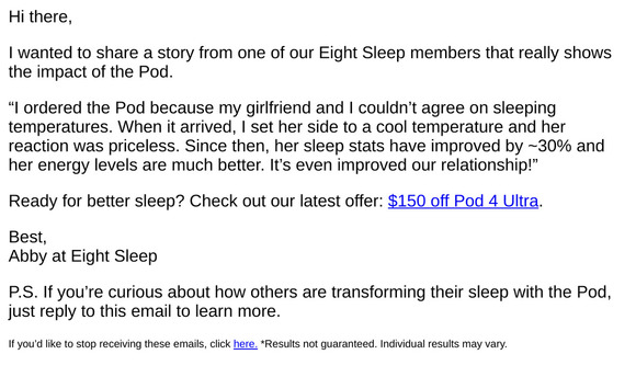 Eight Sleep: How the Pod transformed their sleep–and relationship | Milled