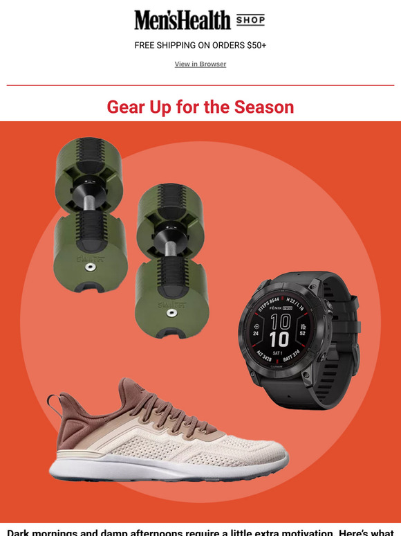 Men'sHealth: 200+ New Arrivals: Your Fall Workout Checklist | Milled