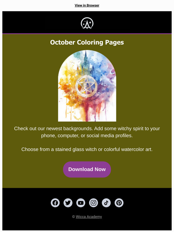 Wicca Academy: Witchy Wallpapers for Your Devices 📱💻 | Milled