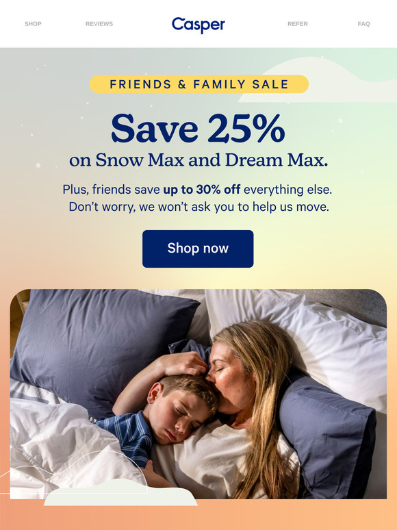 Casper Email Newsletters: Shop Sales, Discounts, and Coupon Codes