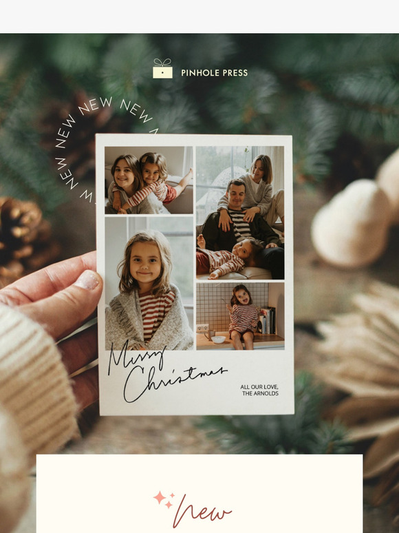 Pinhole Press: Our NEW Holiday Cards are here | Milled