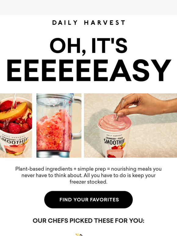 Daily Harvest Email Newsletters: Shop Sales, Discounts, and Coupon Codes