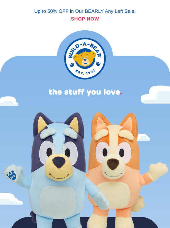 Build-A-Bear: It’s a Lovely Day: Bluey is Back in Stock Online! | Milled