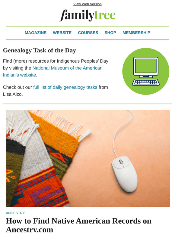 Family Tree Magazine: How to Find Native American Records | Milled
