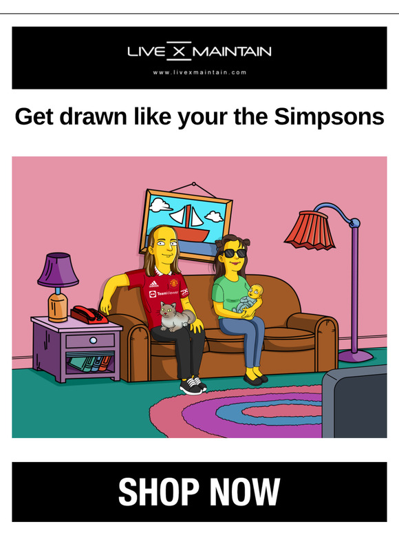 Live X Maintain: Turn Your Family into Simpsons Characters with a ...