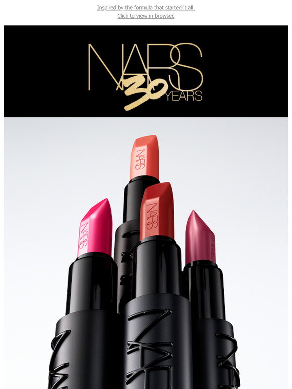 NARS: Our new lip hero. 30 years in the making. | Milled