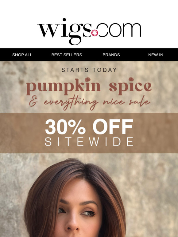 Wigs: Pumpkin Spice and Everything Nice 30% OFF | Milled