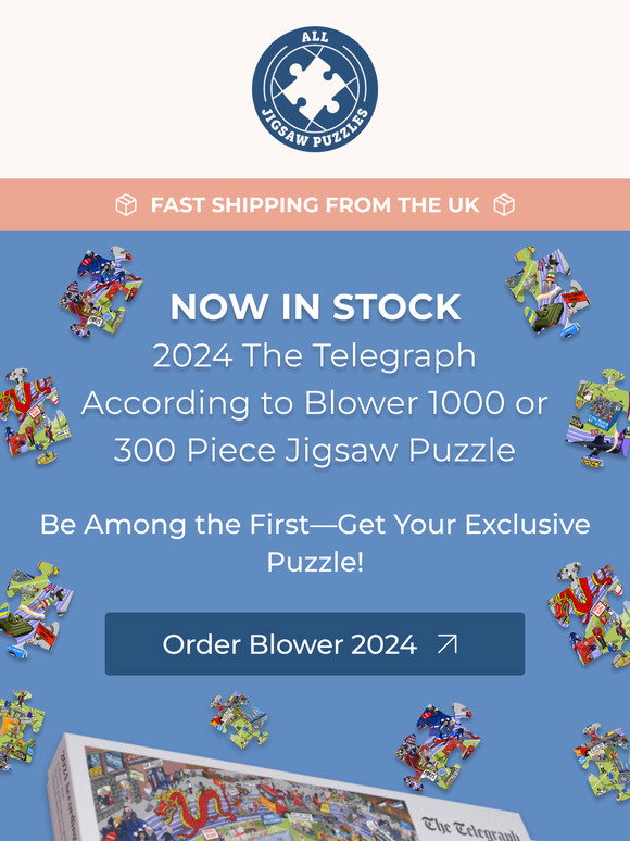 All Jigsaw Puzzles: NEW PUZZLE 🚨 2024 According To Blower Now In Stock ...