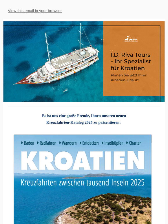 Riva Tours: Der I.D. Riva Tours Kreuzfahrten-Katalog 2025 ist hier! ⛵ ...