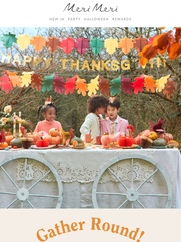 Meri Meri: Plan Your Thanksgiving 🍁 | Milled