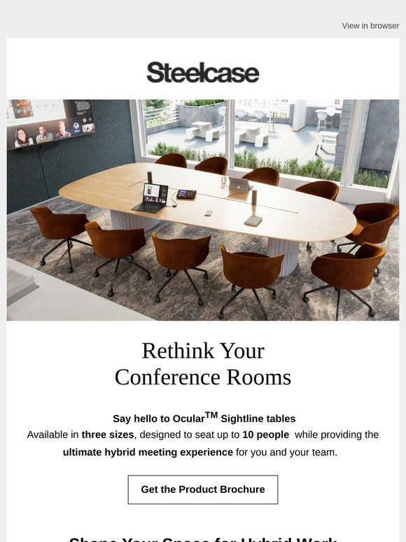 Steelcase: Meet Sightline: The Newest Addition to Our Ocular Table ...