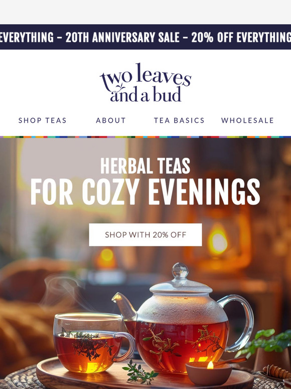 Two Leaves Tea Company: Unwind with Herbal Teas for Cozy Evenings 🍃 ...
