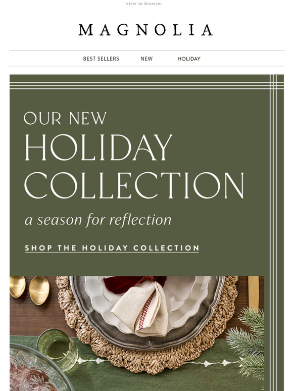 Magnolia Email Newsletters: Shop Sales, Discounts, and Coupon Codes