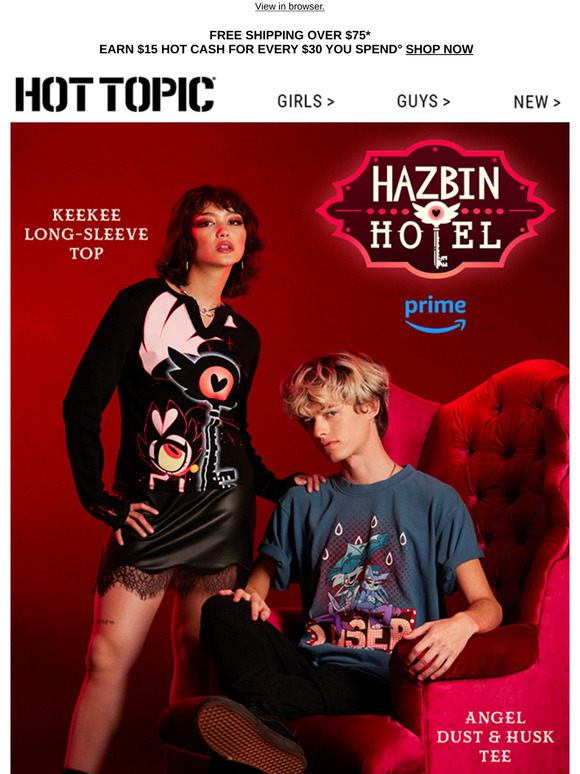 Hot Topic: Hazbin Hotel merch that is hot as hell 🔥 | Milled