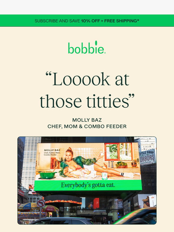 Bobbie: When Baz, Boobs and Bobbie take Times Square | Milled