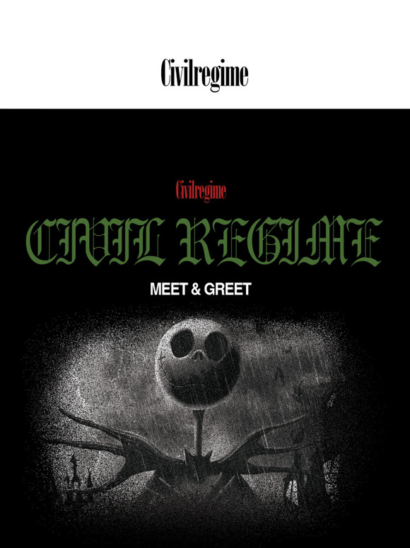 Civil: Tim Burton's Nightmare Before Christmas x Civil Regime at Comic ...