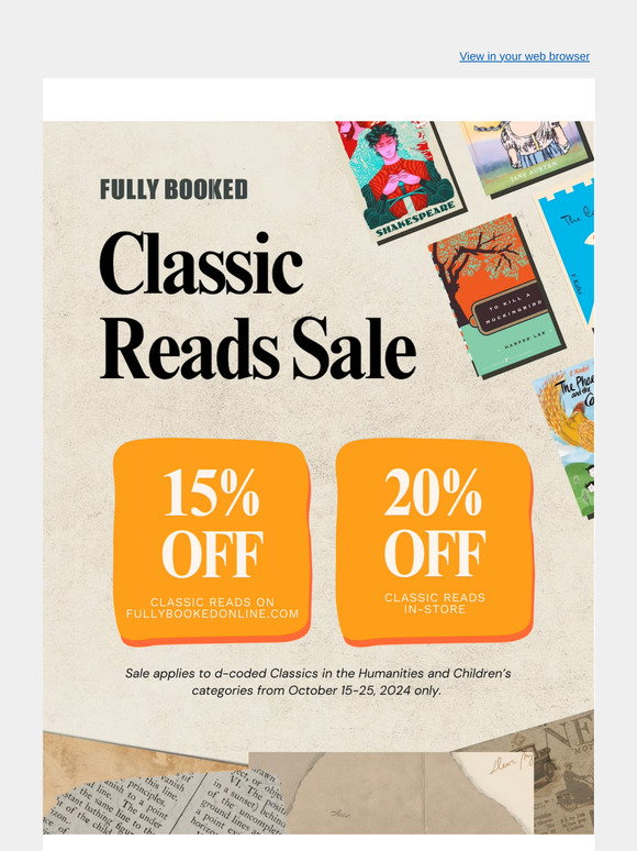 Fully Booked: Classic Reads Sale | Milled